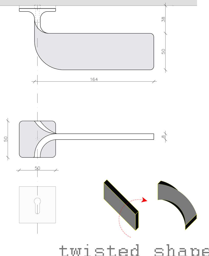 twisted handle | designboom.com