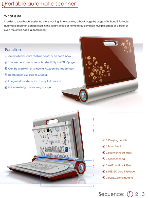 Portable automatic scanner | designboom.com