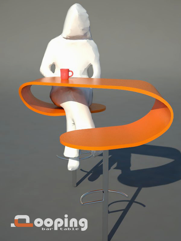 the looping bar table | designboom.com