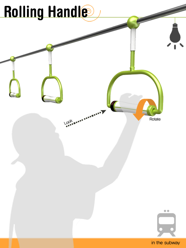 rolling handle | designboom.com