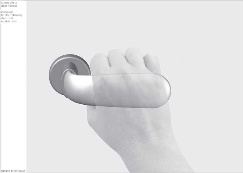 smooth door handle | designboom.com