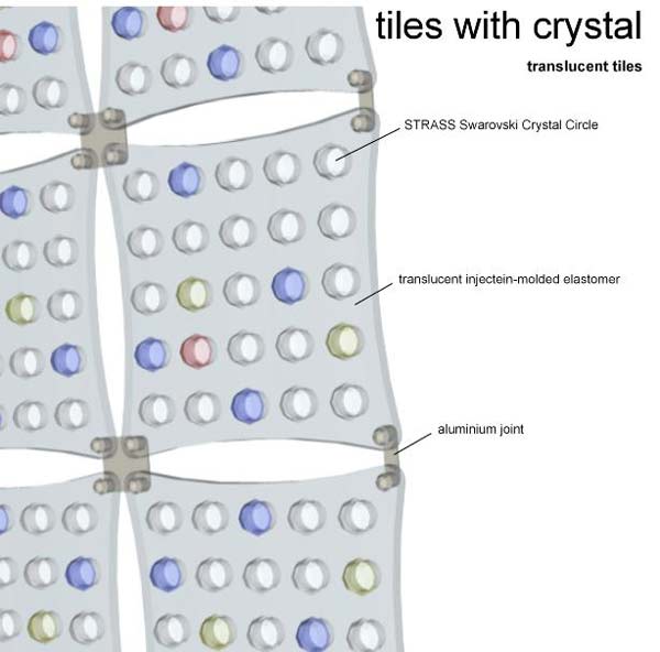 translucent tiles | designboom.com