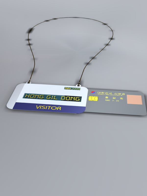 e name tag | designboom.com