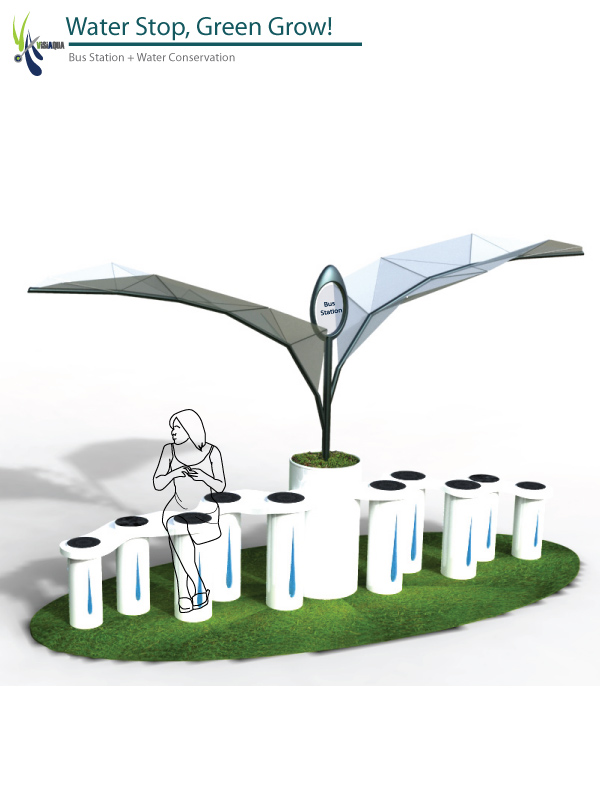 water stop bus station | designboom.com