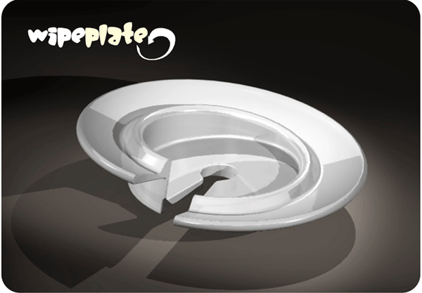 wipe plate | designboom.com