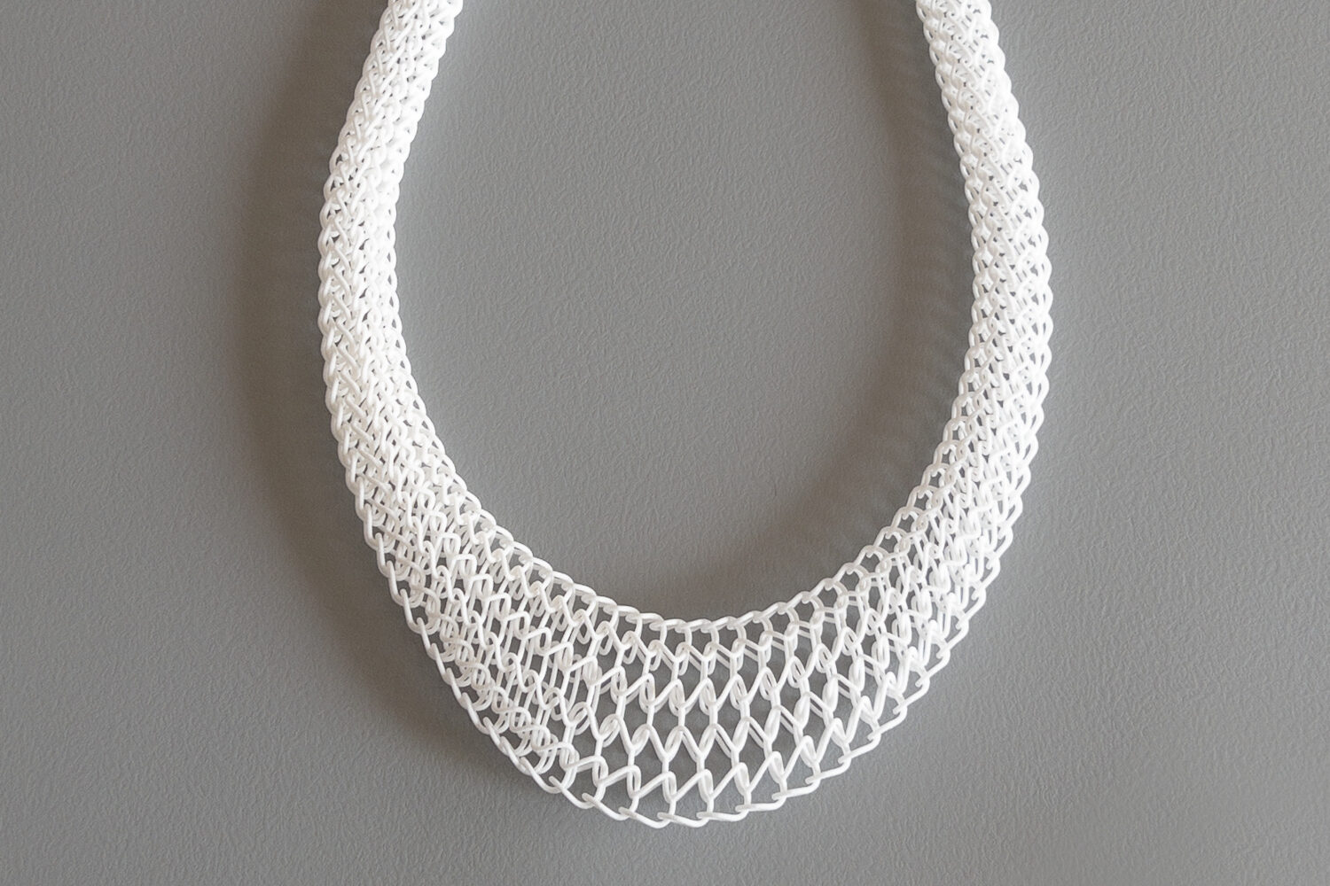 Knit necklace, 3D printed statement necklace | designboom shop