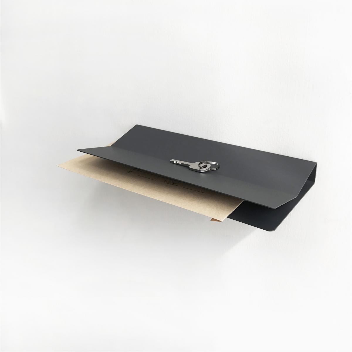 V / envelope and key holder is an elegant bill organizer | designboom shop