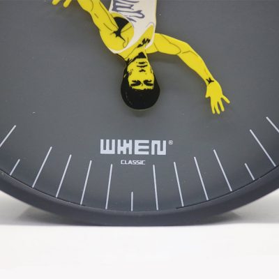 Kung fu time clock shows a classic image of chinese martial arts ...