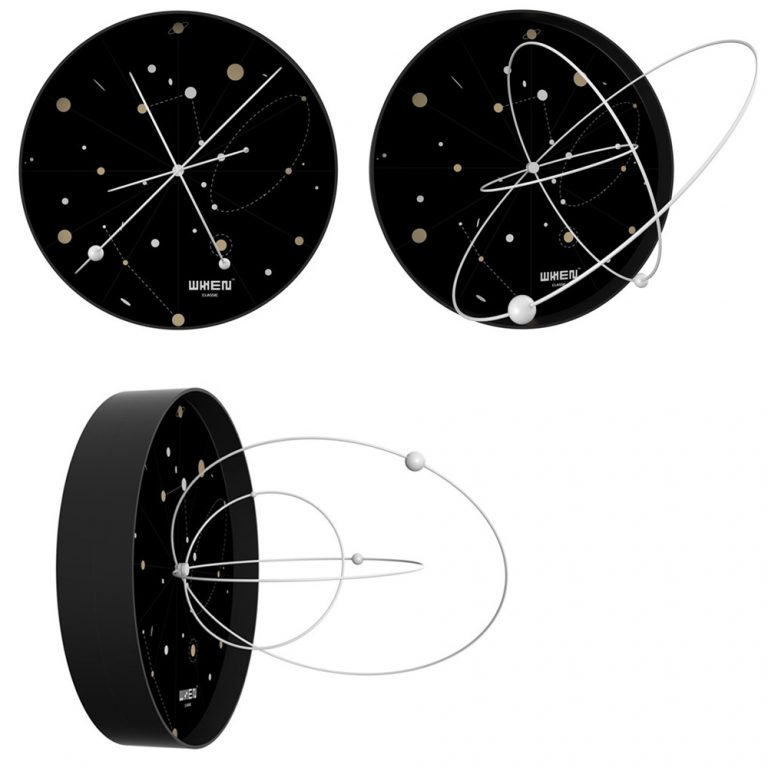 The solar system clock restores the moving status of three stars ...