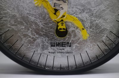 Kung fu time clock shows a classic image of chinese martial arts ...