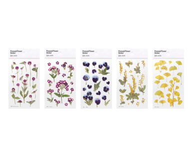 Feel the nature with the sticker that can be attached anywhere (pressed ...