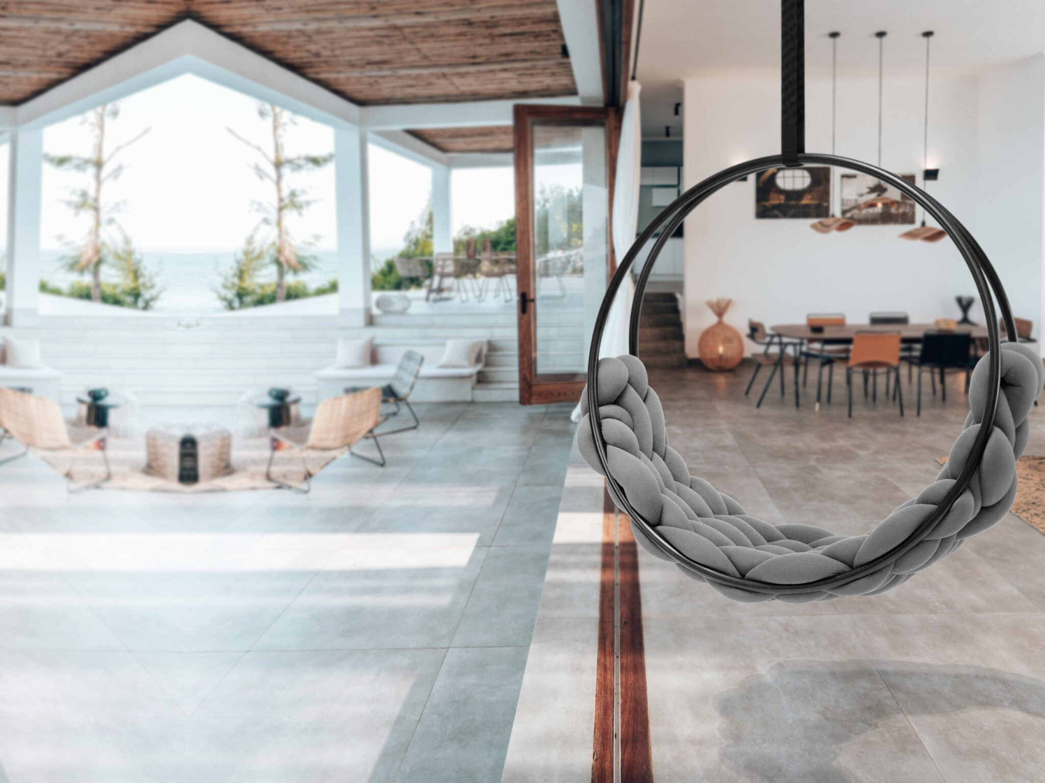 SWING PLAIT: Vibrant Interior Swing by Iwona Kosicka and Wood'n Wool Collaboration. | designboom ...