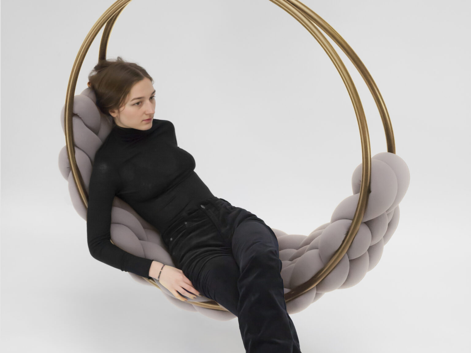SWING PLAIT: Vibrant Interior Swing by Iwona Kosicka and Wood'n Wool Collaboration. | designboom ...