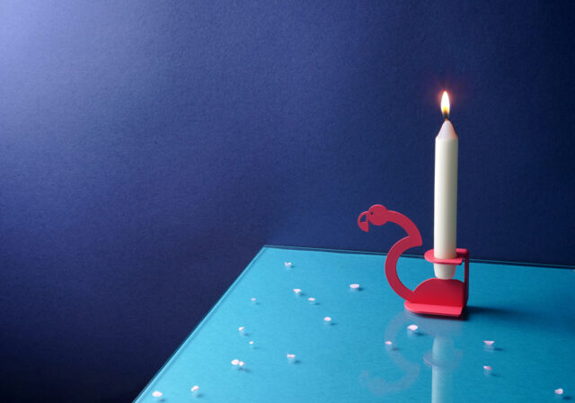 Flying Candle: A romantic firebird candle holder with an origami ...
