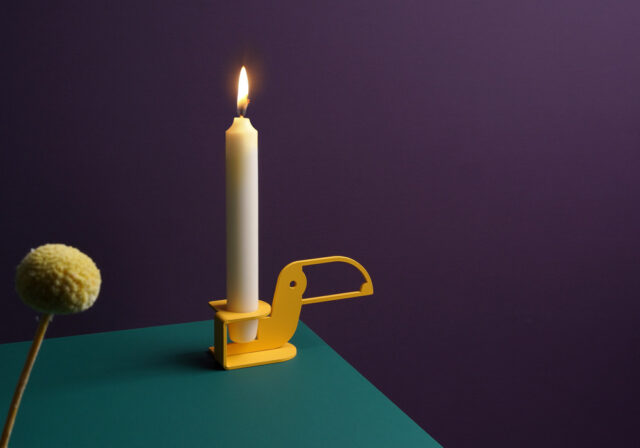 Flying Candle: A romantic firebird candle holder with an origami ...