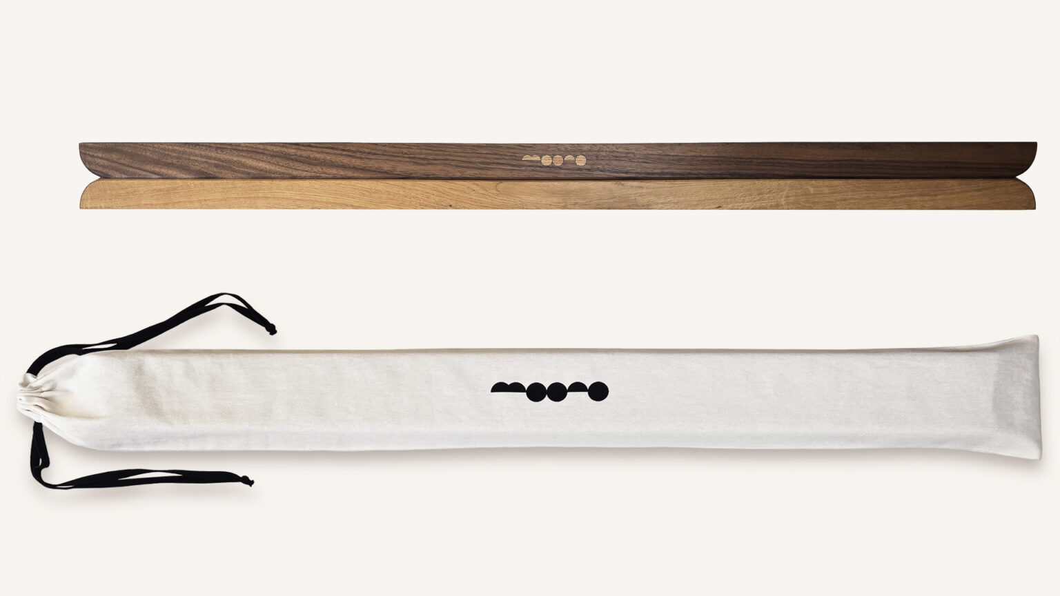 MOONO Sliding Lighting – Sculptural Oak & Walnut Light with Adjustable ...