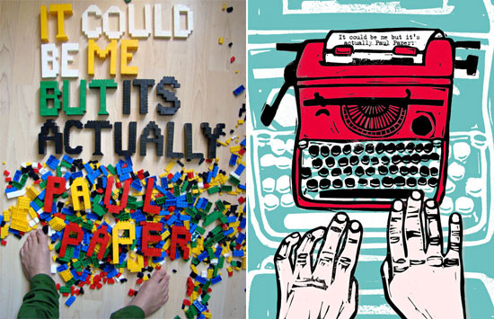 it could be me, but it’s actually paul paper