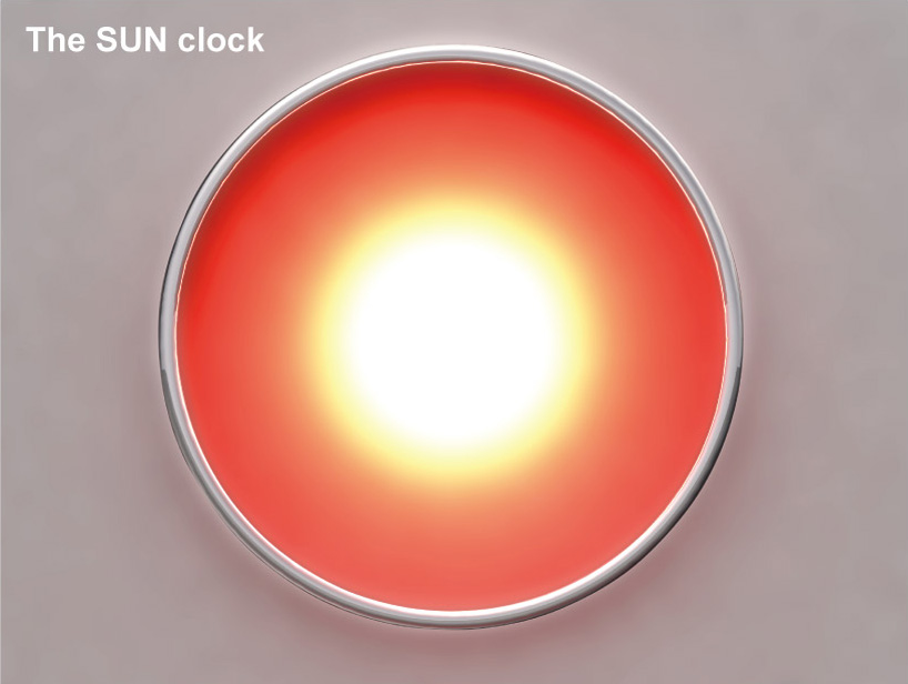 the sun clock | designboom.com