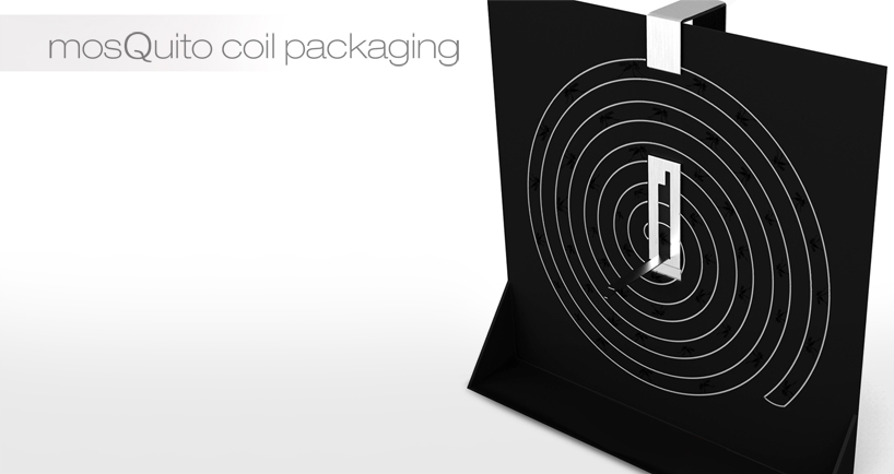 mosquito coil packaging | designboom.com
