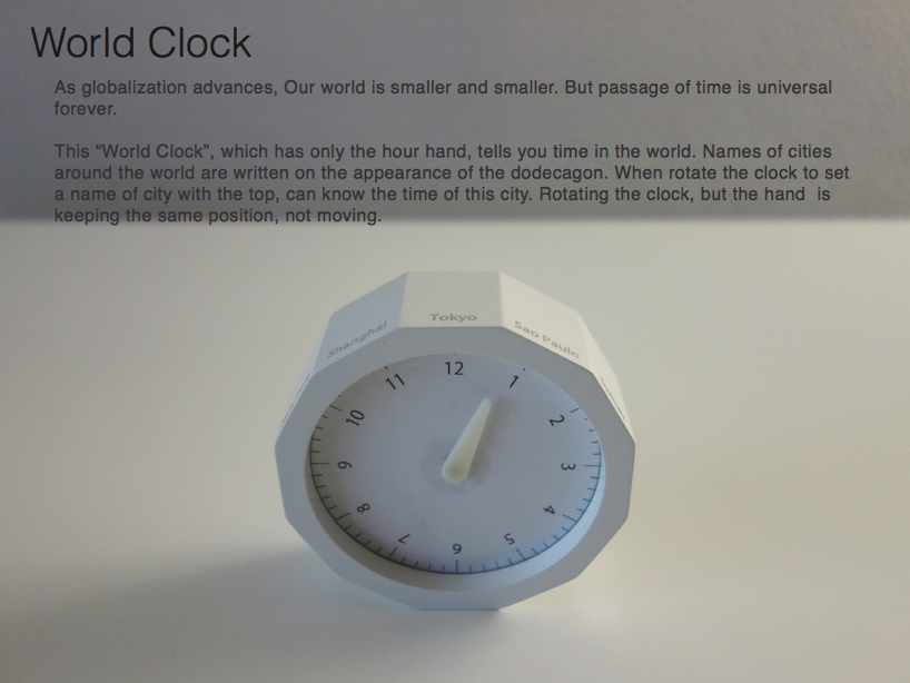world clock | designboom.com
