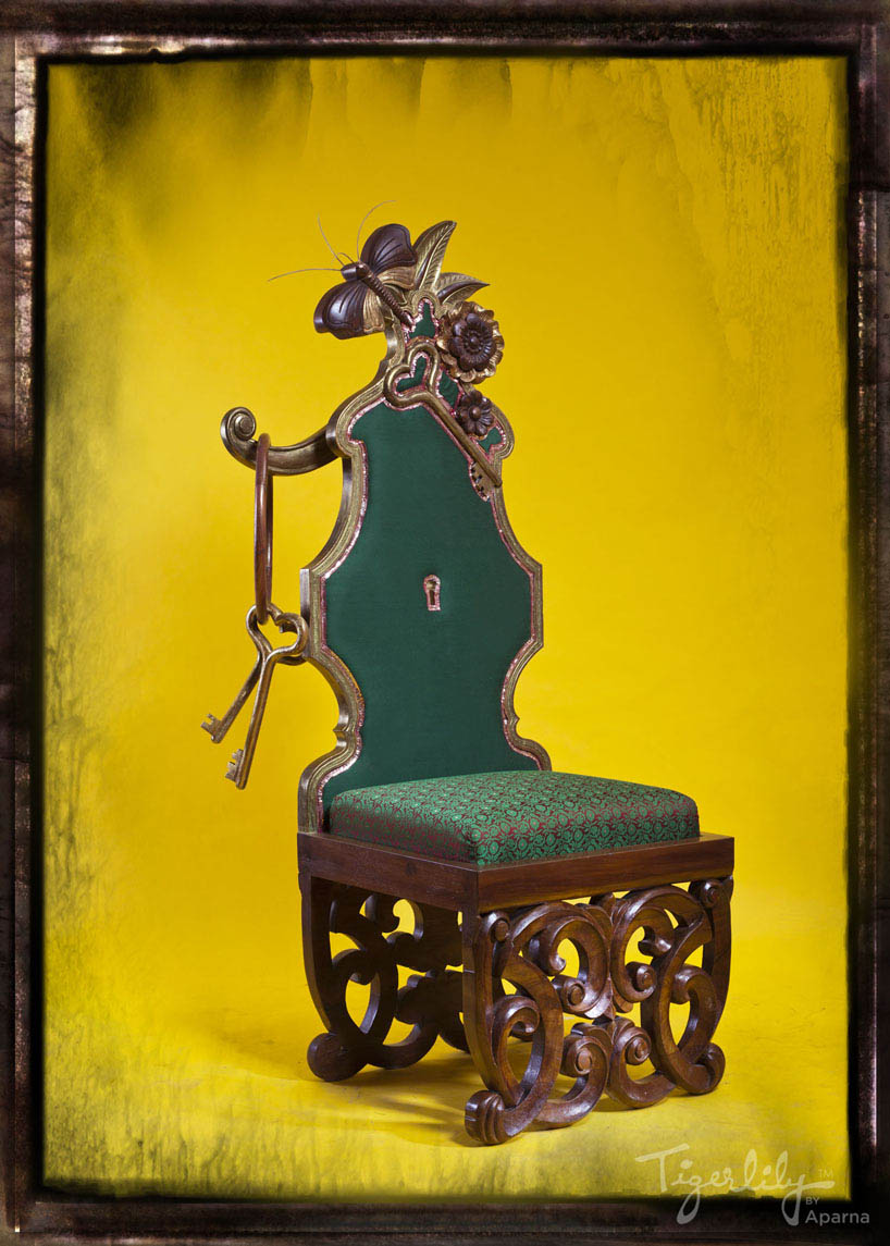 the lock key chair | designboom.com