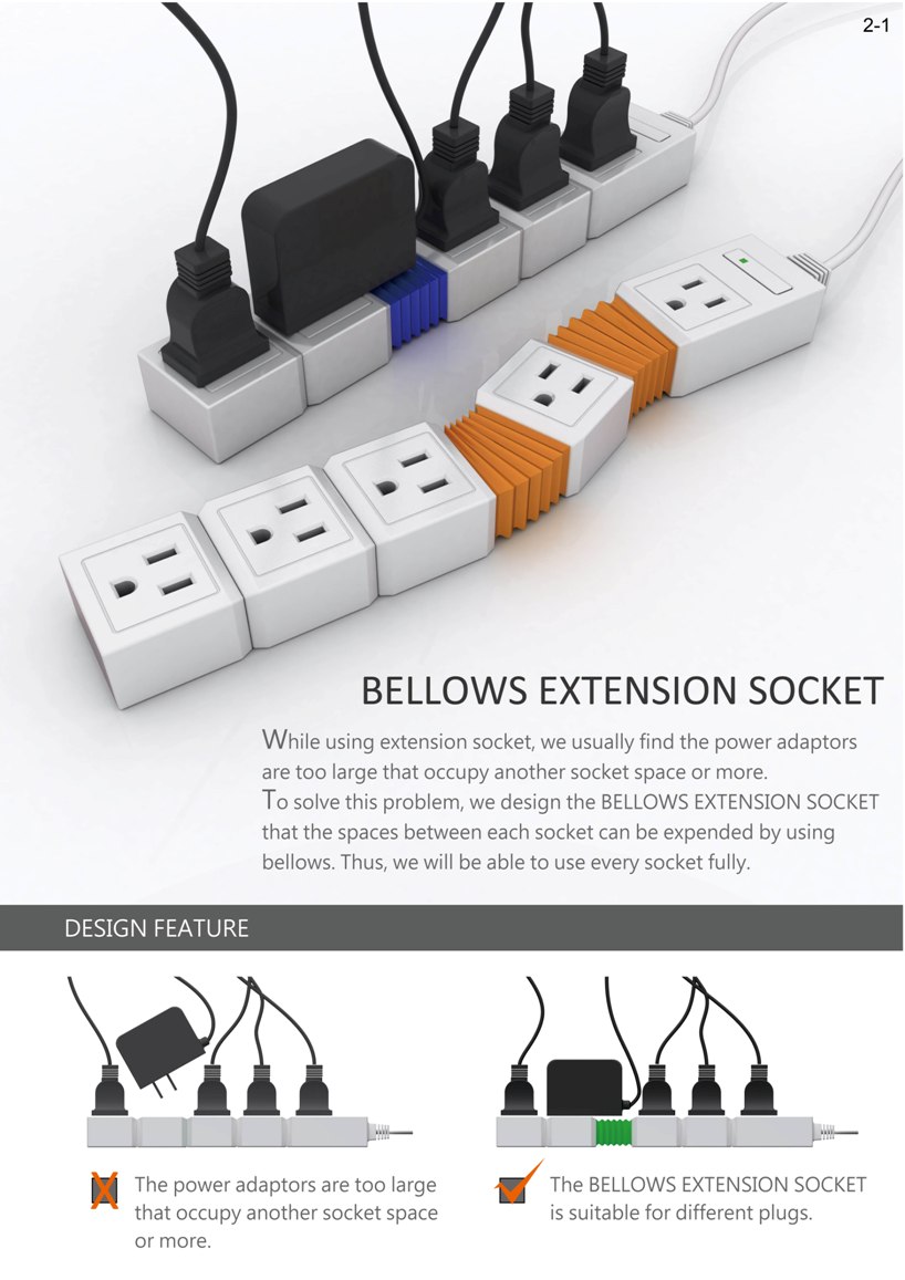bellows extension socket | designboom.com