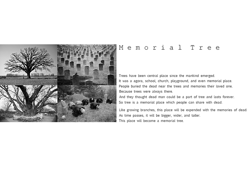 memorial tree | designboom.com