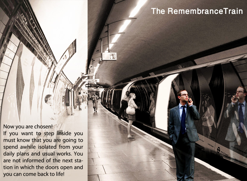 The Remembrance Train | designboom.com
