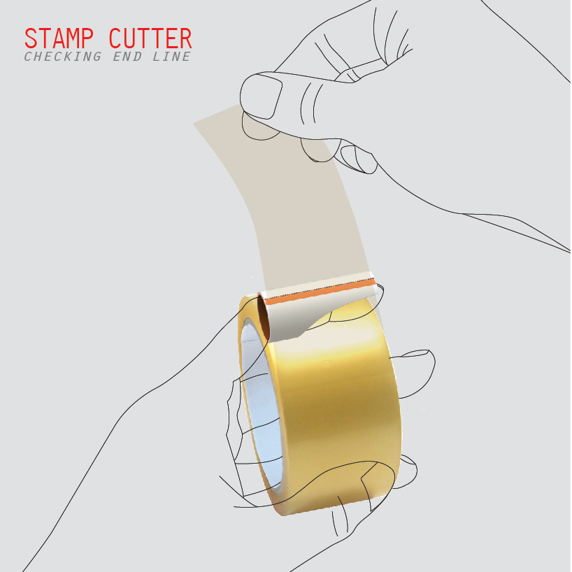 Stamp cutter | designboom.com