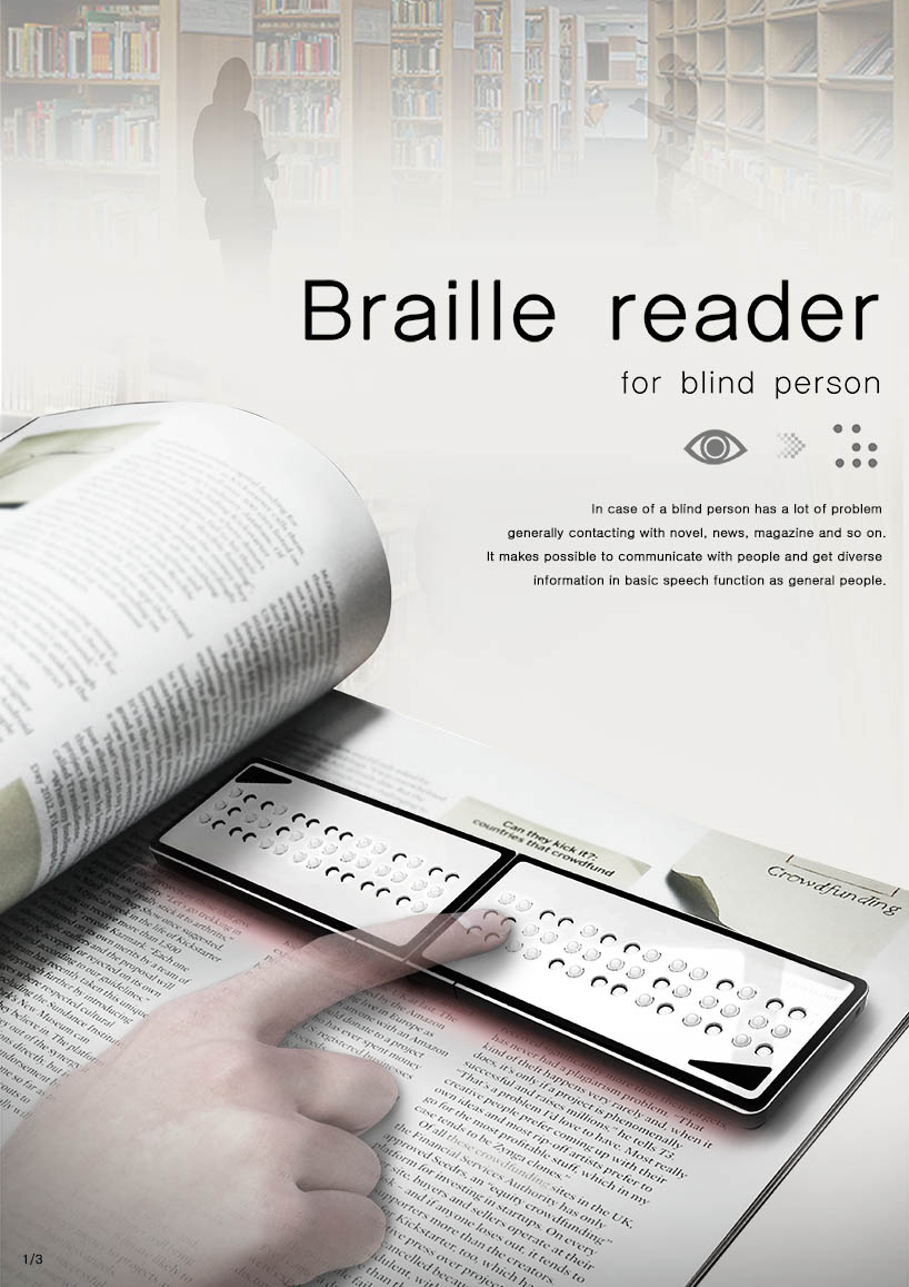 Braille reader | designboom.com