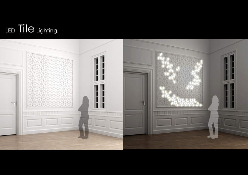 LED Tile Lighting | designboom.com