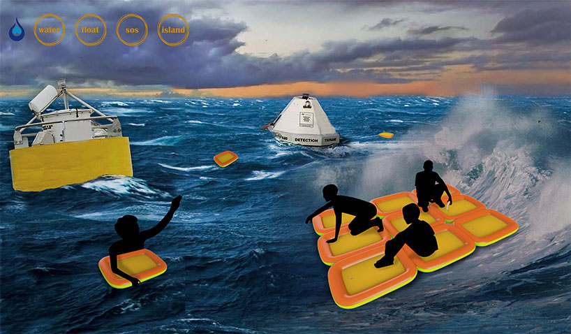water float sos island | designboom.com