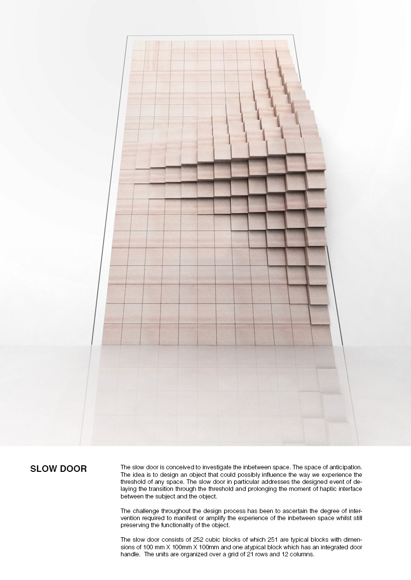 Slow Door | designboom.com