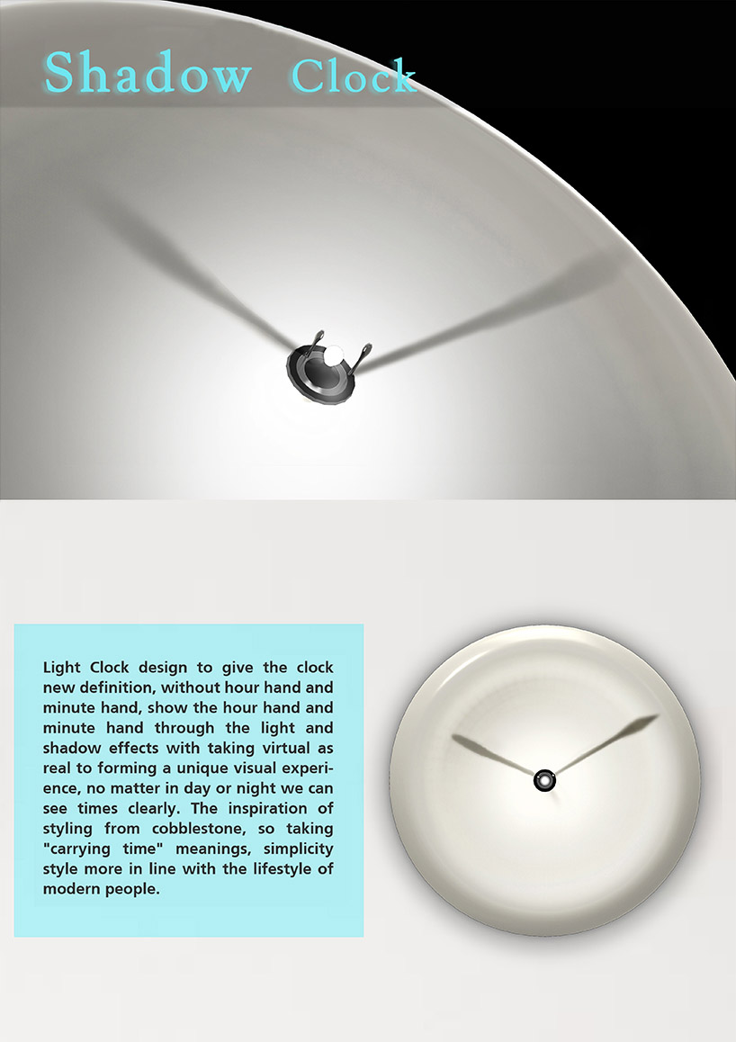 Shadow Clock | designboom.com