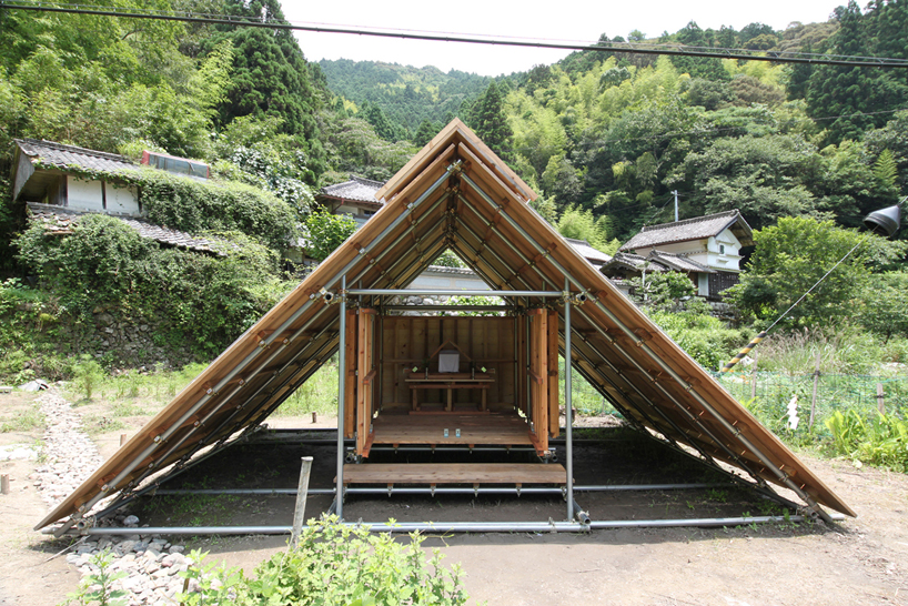 kikuma watanabe shito shrine in depopulated village in japan