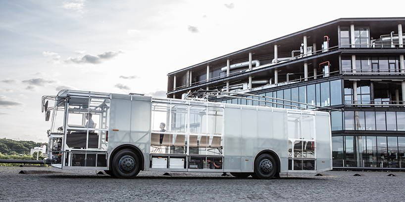 dancer bus: an electric city trolley that uses composite materials