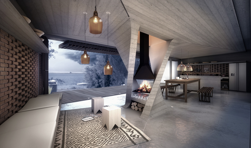 one column house by DiA architecture studio