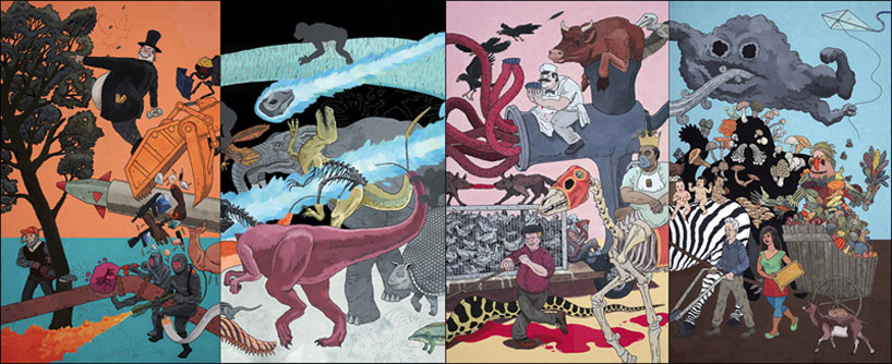 entrippy interchangeable artwork that explores culture and evolution
