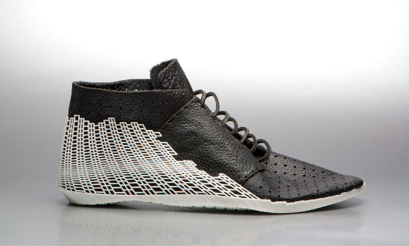 leather meets 3D printing in the bits shoe by earl stewart