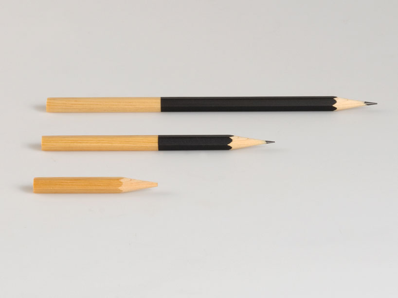 akio hayakawa inserts shorter graphite into easy pencil