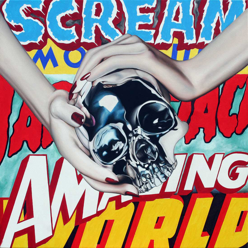 james rawson visualizes pop culture through painting + collage