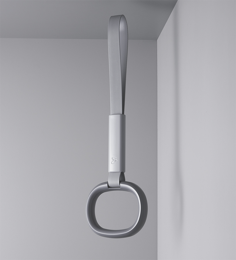 product design center uses elliptical ring in train handle