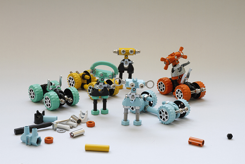 discover the art of spare parts with OFFBITS toy robots