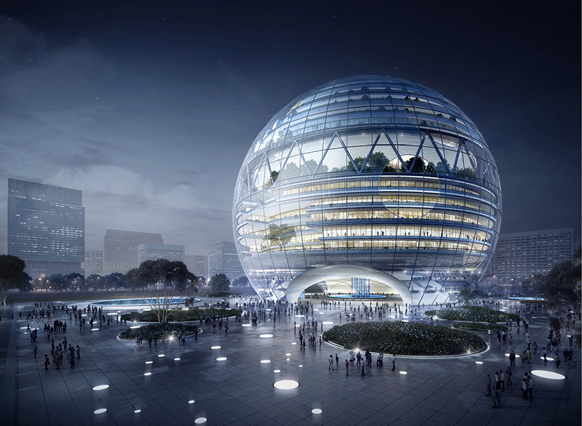 YEAH architects designs a sustainable super-building with a dome-shaped ...