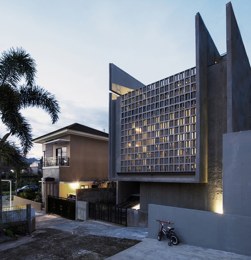 eben architects creates flexible minimax house in lembang, indonesia