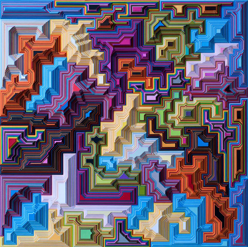 jacob leary's colorful undulating sculptures are reminiscent of ...