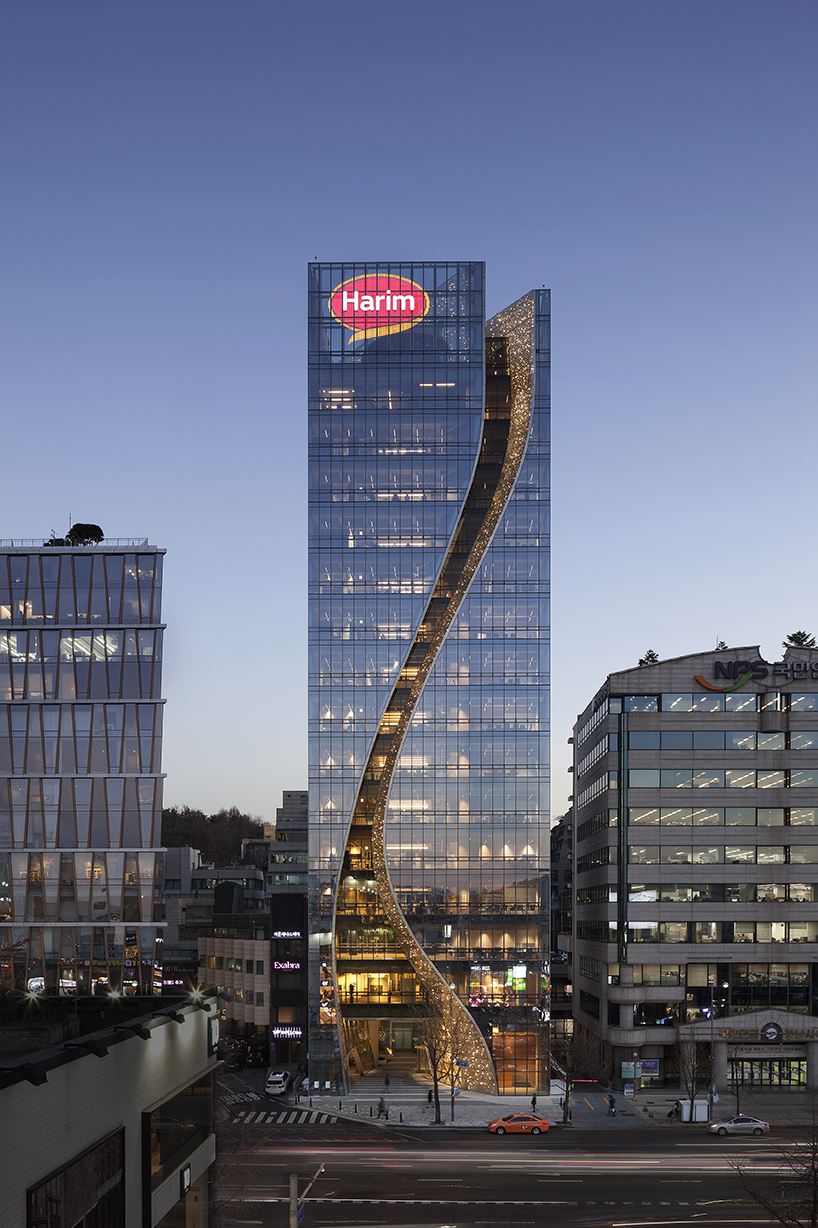 harim's new headquarters designed by beck group includes a sparkling ...
