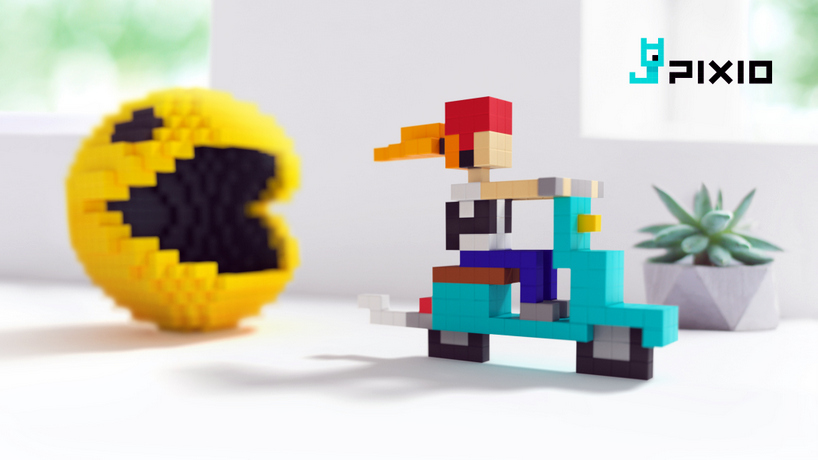 PIXIO magnetic set lets you create almost any object or design