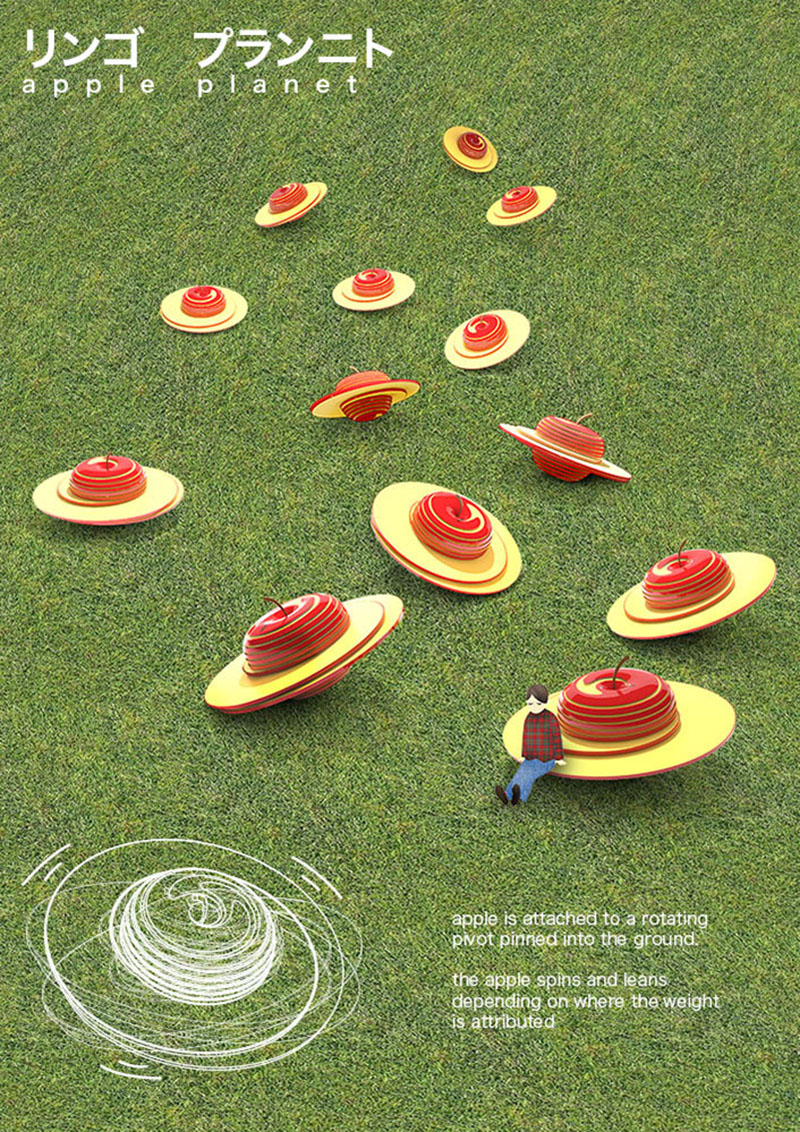 apple planet | designboom.com