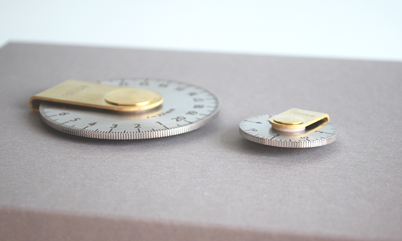the compact rollbe measuring tool is no larger than a coin